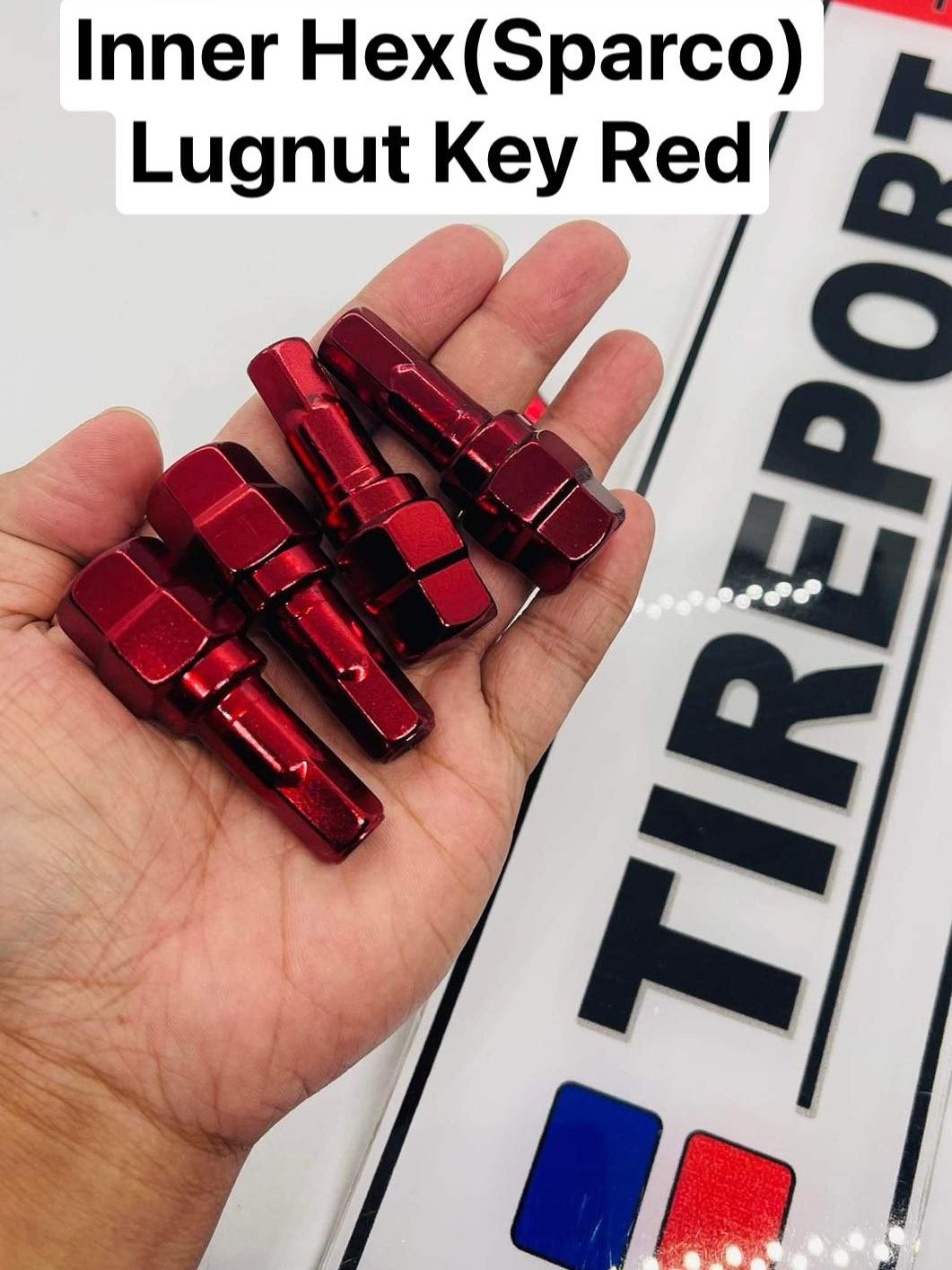 Fuji H/T Lugnuts / Wheel nuts Inner Hex Key RED Set of 1PC | Lazada PH