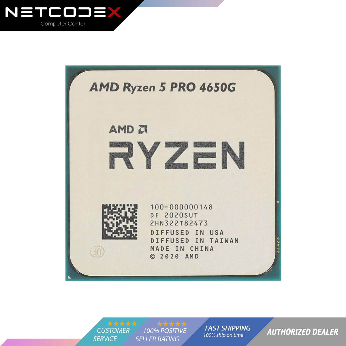 AMD Ryzen 5 PRO 4650G Processor 7nm 3.7Ghz 6 cores 12 Threads Processor ...
