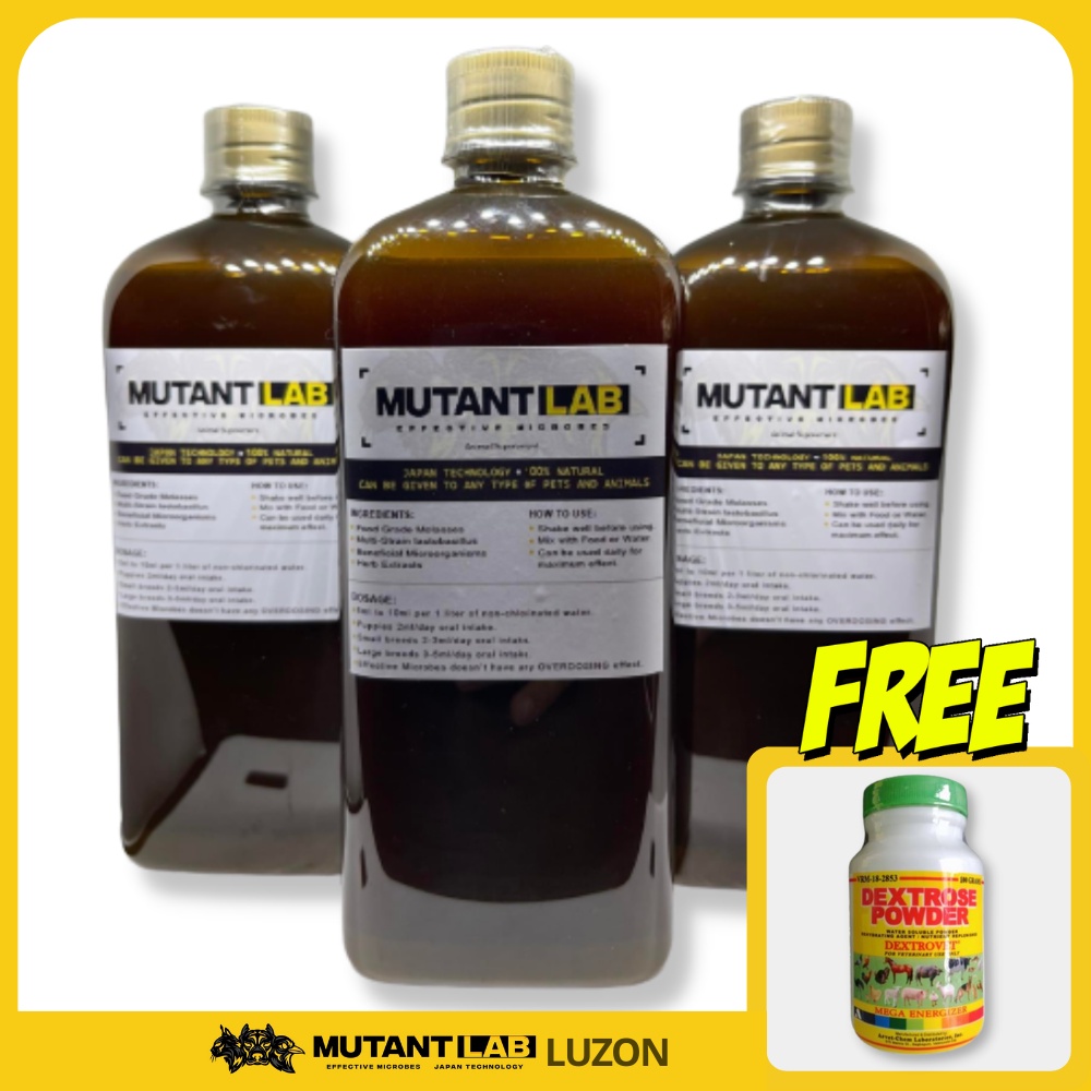 MUTANT LAB Pet Probiotics Prebiotic & Natural Multivitamins FREE Dextrose Powder/ Soap / Vitamin ...