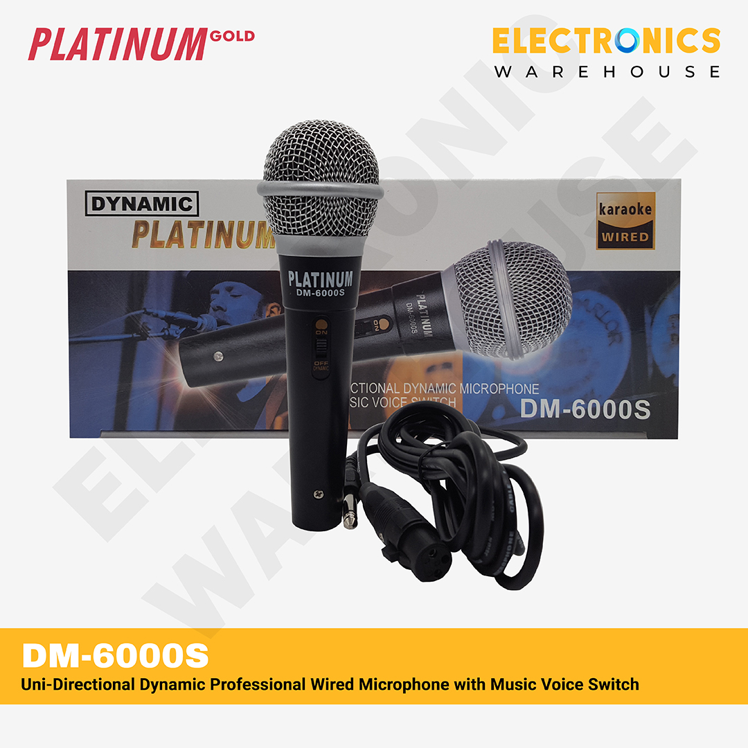 Platinum Gold DM-6000S Uni-Directional Dynamic Professional Wired ...