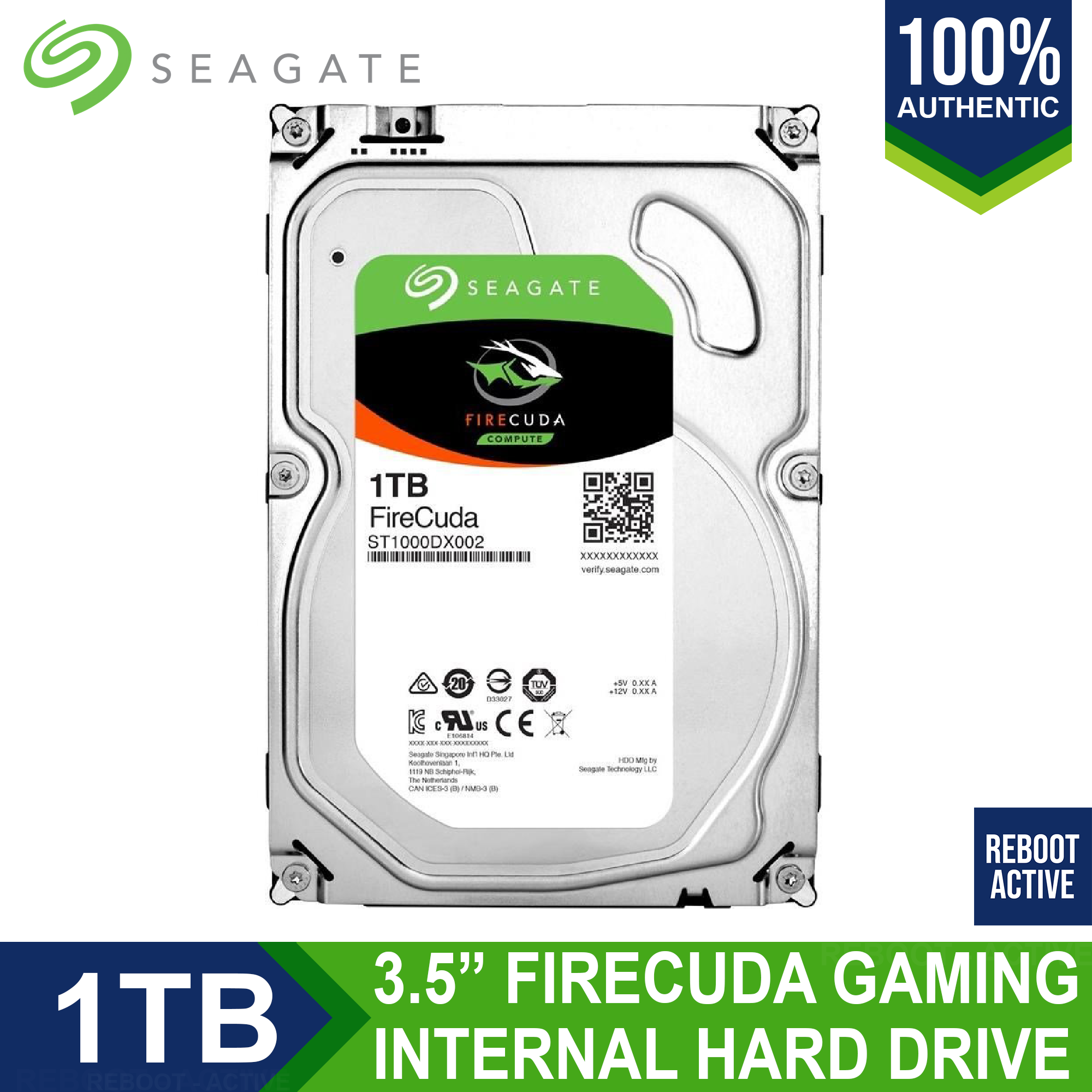 Seagate SSHD 1TB FireCuda Gaming SATA III 3.5 Internal Solid State ...