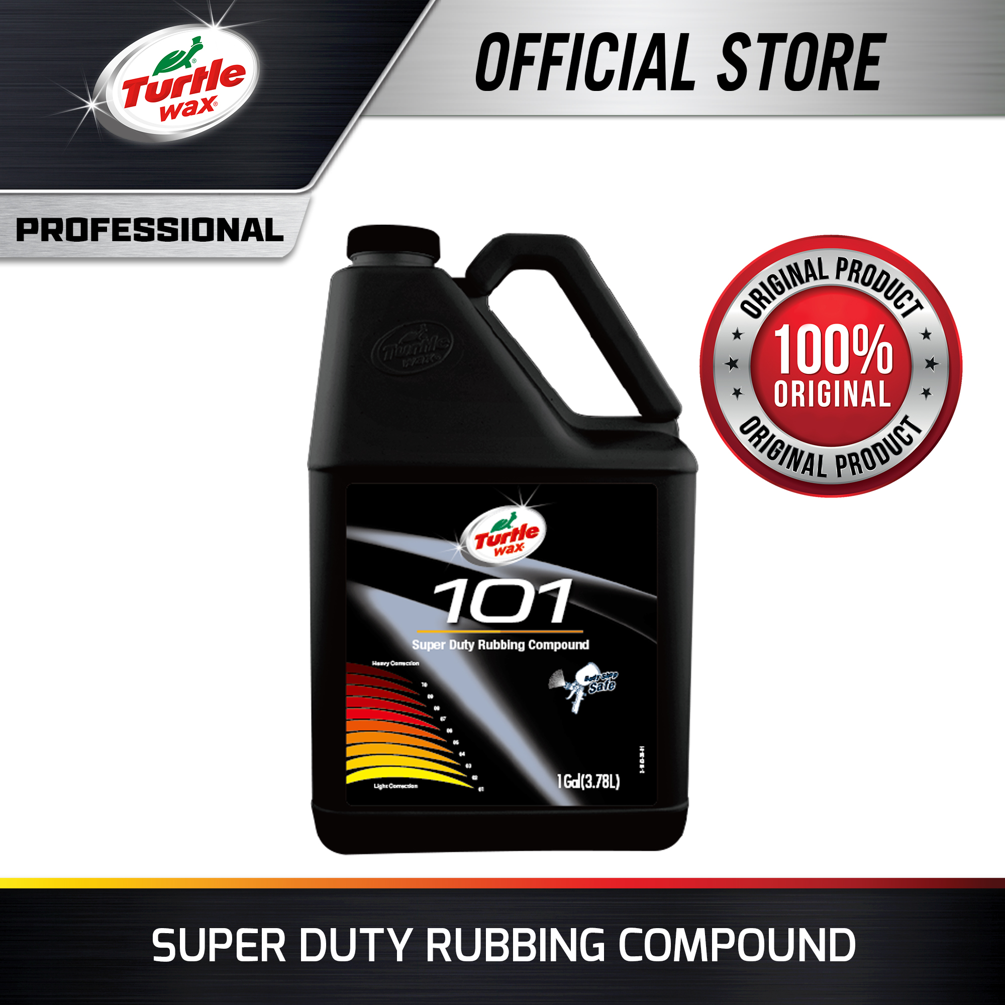 Turtle Wax Professional 101 Super Duty Rubbing Compound 1Gal AP1104 ...
