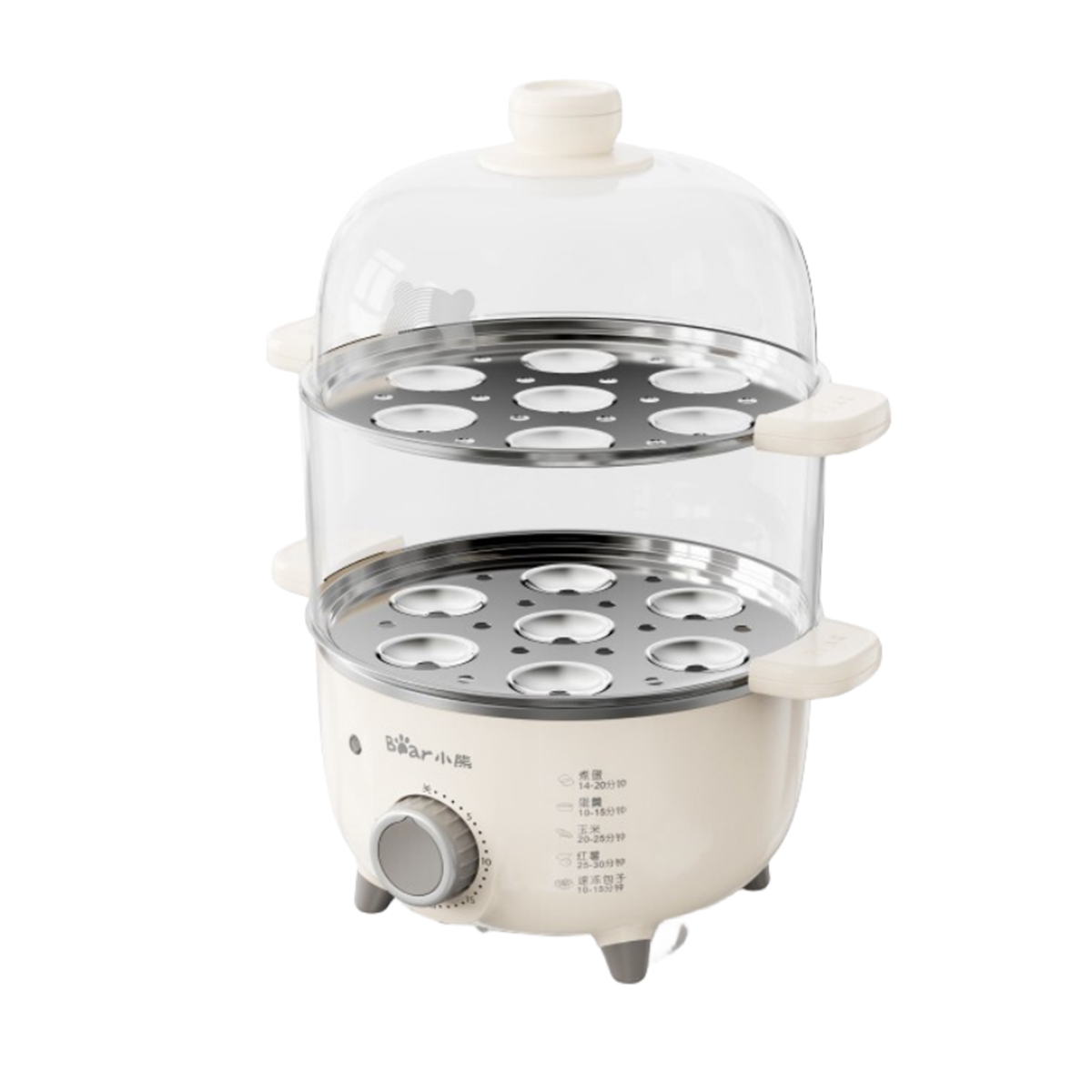 Bear Electric Food Steamer 304 Stainless Steel 7-14 Egg Capacity 1/2 ...
