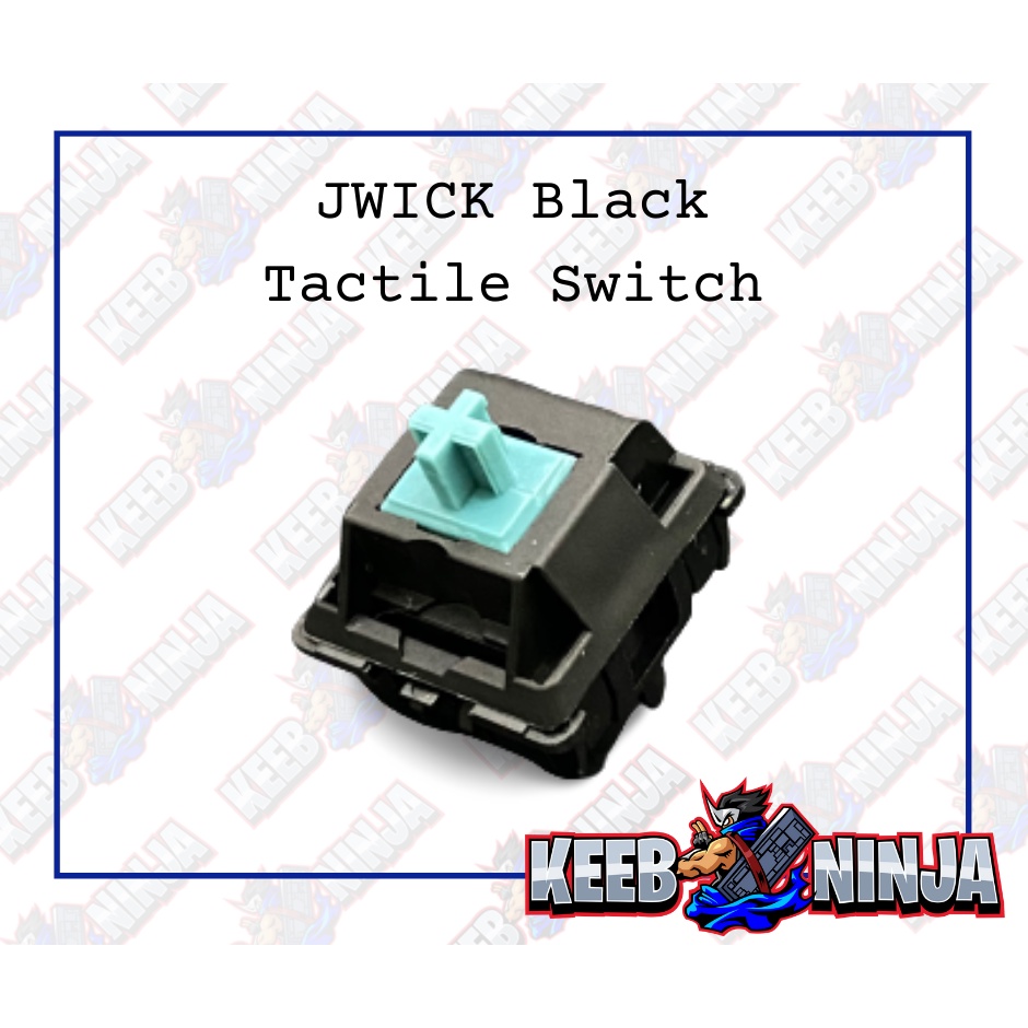 JWICK/JWK Black Tactile Lagoon Obsidian V2 Switch (5 pcs) | Lazada PH