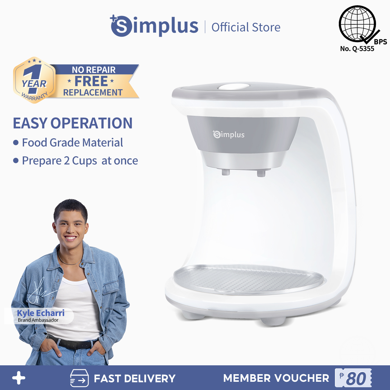 Simplus American Coffee Maker Coffee Machine Portable Household Coffee ...