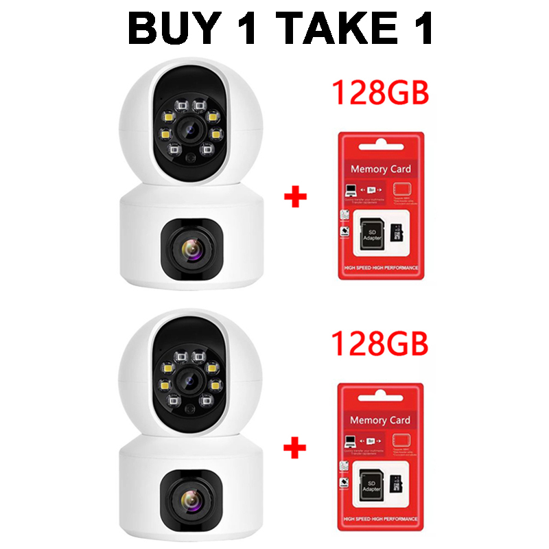 V380 Pro Dual-lens Camera CCTV camera Buy 1 Take 1 cctv connect to ...