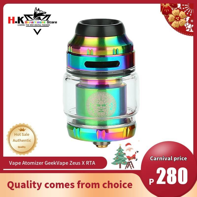 COD GeekVape Zeus X RTA 4.5ml Rebuildable Tank Atomizer Original Vape ...