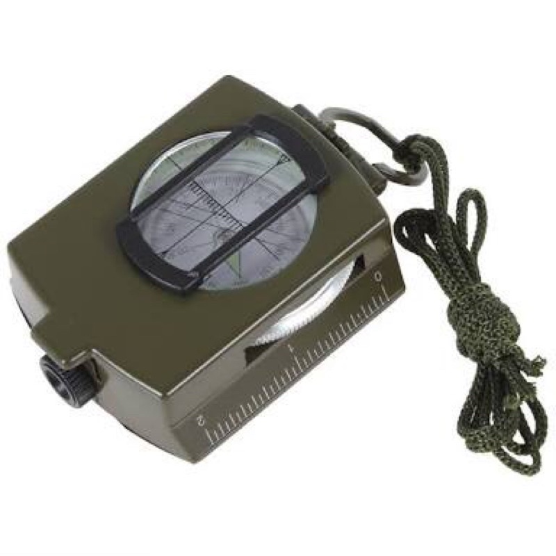 Metal Military Folding sighting Compass with pouch | Lazada PH