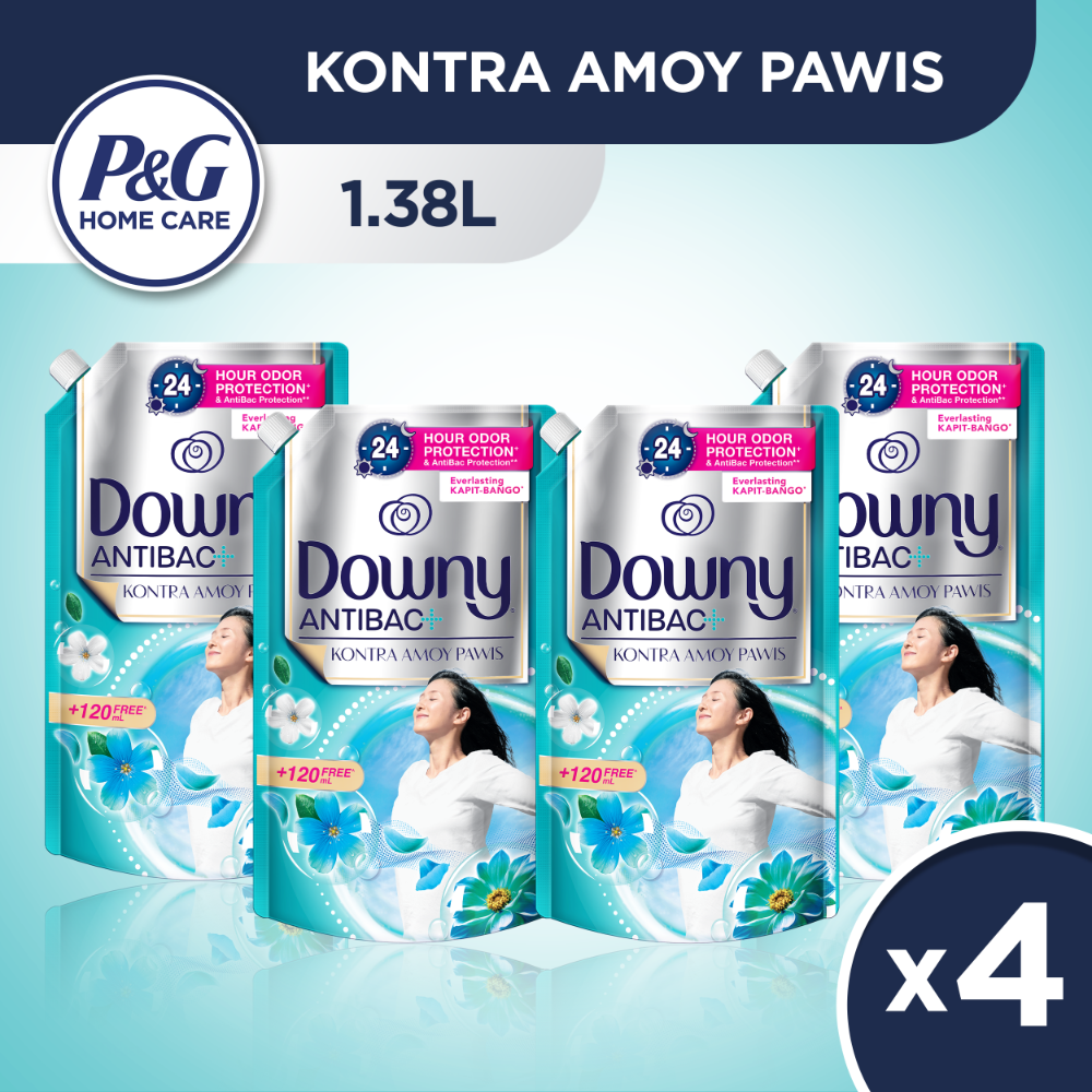 [Bundle of 4] Downy Fabric Conditioner Antibac Kontra Kulob Kontra Amoy ...