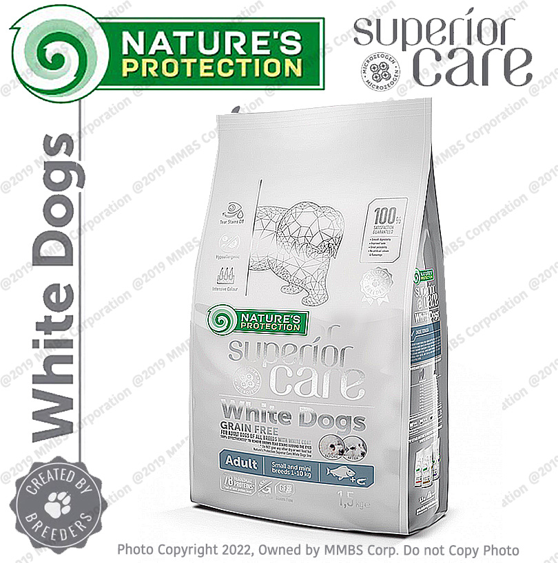 Nature's Protection Superior Care White Dog Adult Small & Mini Breed ...