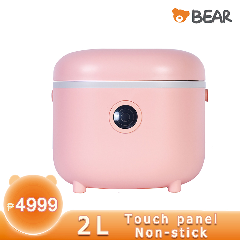 Bear Rice Cooker 2L Mini Porridge Cooker Microcomputer Control Heat ...