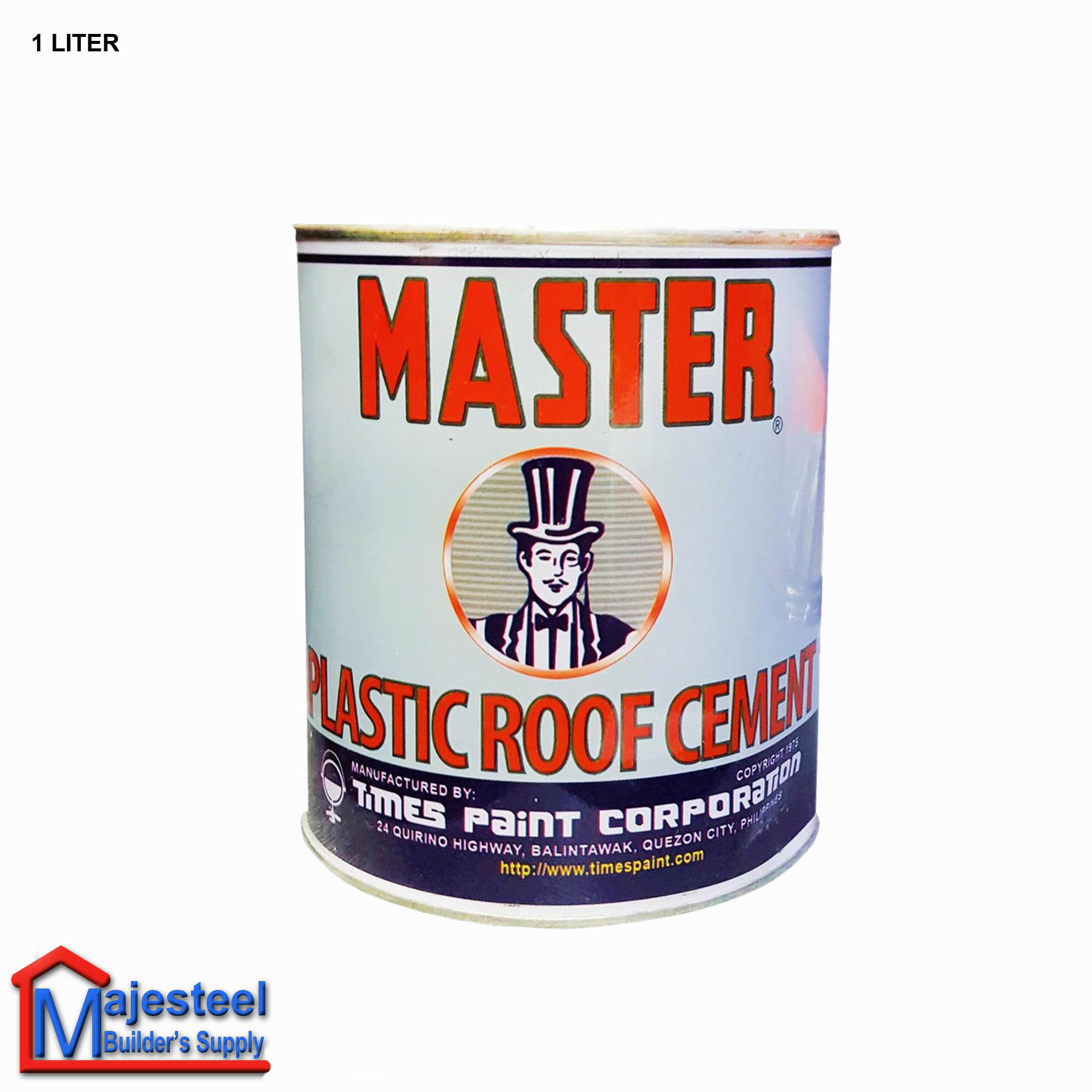 Master Plastic Roof Cement 1Liter (Majesteel) | Lazada PH