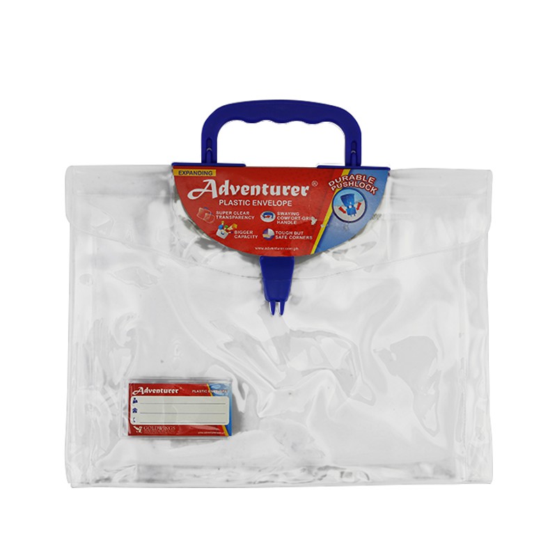 Plastic File Folders Envelope Waterproof Transparent Expandable With ...