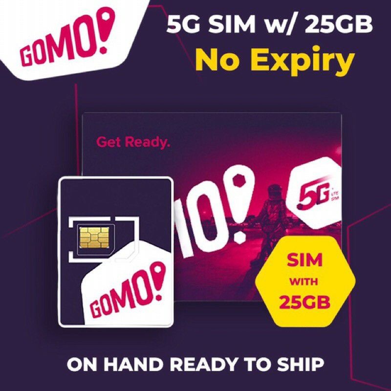 GOMO SIM W/ UNLI Data 15 30 Days / 25 GB no expiry Data | Lazada PH