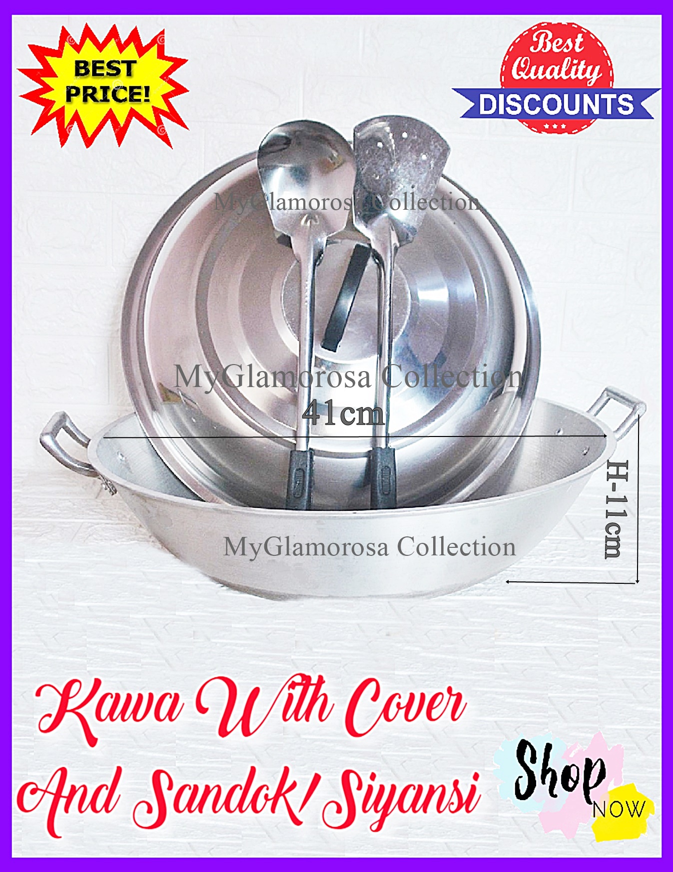 MyGlamorosa Collection Kawa With Cover And Sandok/Siyansi/Kawa/Kawa ...