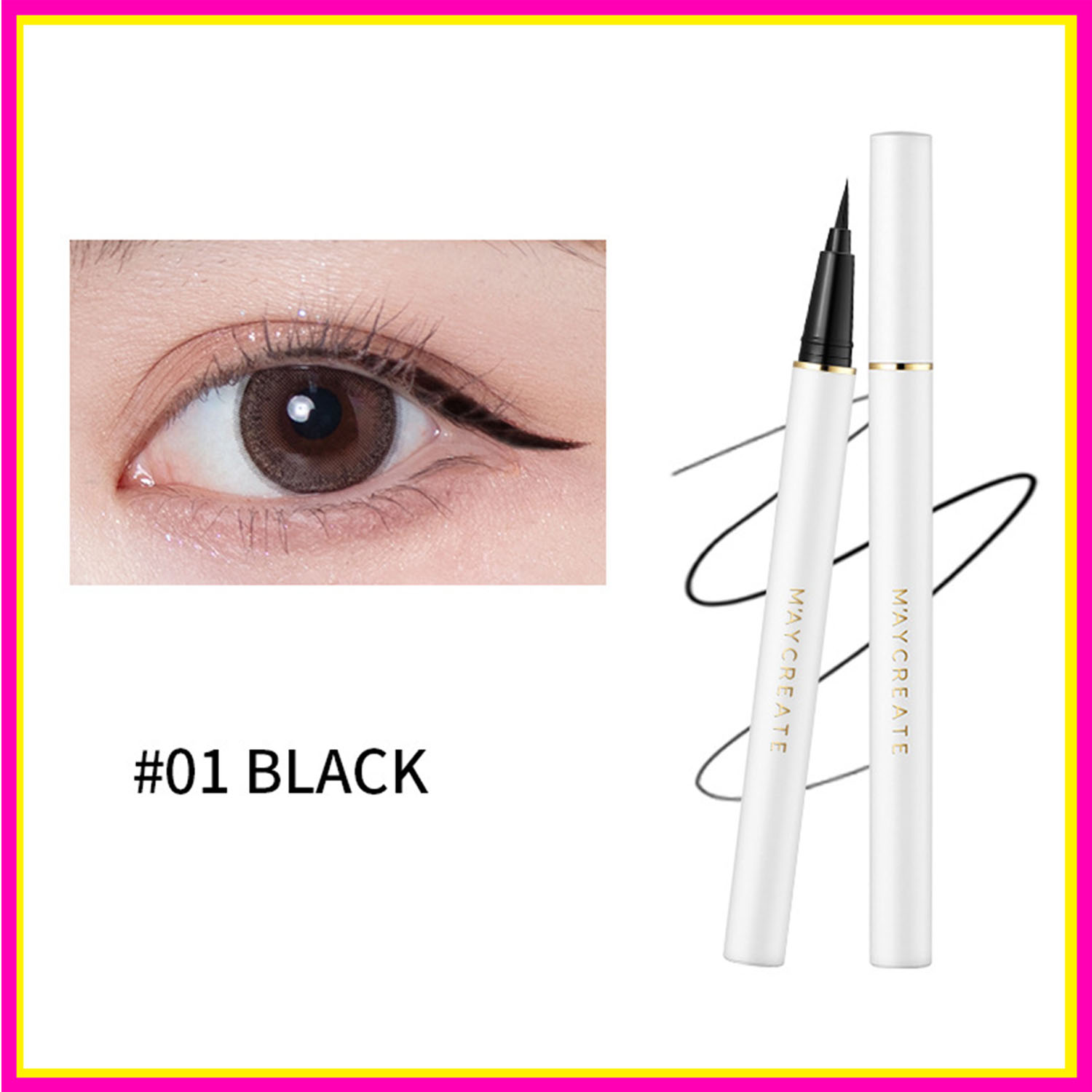 Careline Graph-Ink Liner [Eyeliner, Waterproof, Smudgeproof, Long ...