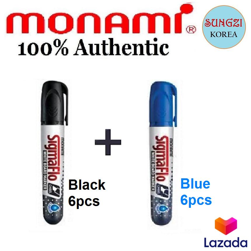 MONAMI Sigmaflo White Board Marker 12pcs. | Lazada PH