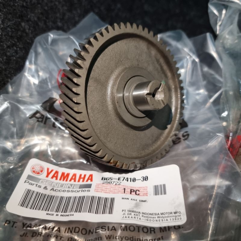 Yamaha Genuine Main Axle Comp. B65/2DP-E7410-30/31 (Aerox /Nmax V1 V2 ...