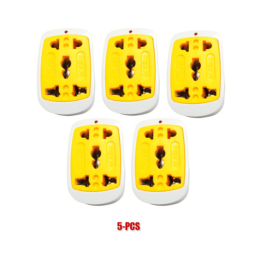 UNIVERSAL AC ADAPTER 4-WAY SOCKET PLUG, 800W 10A 250V RANDOM COLOR ...