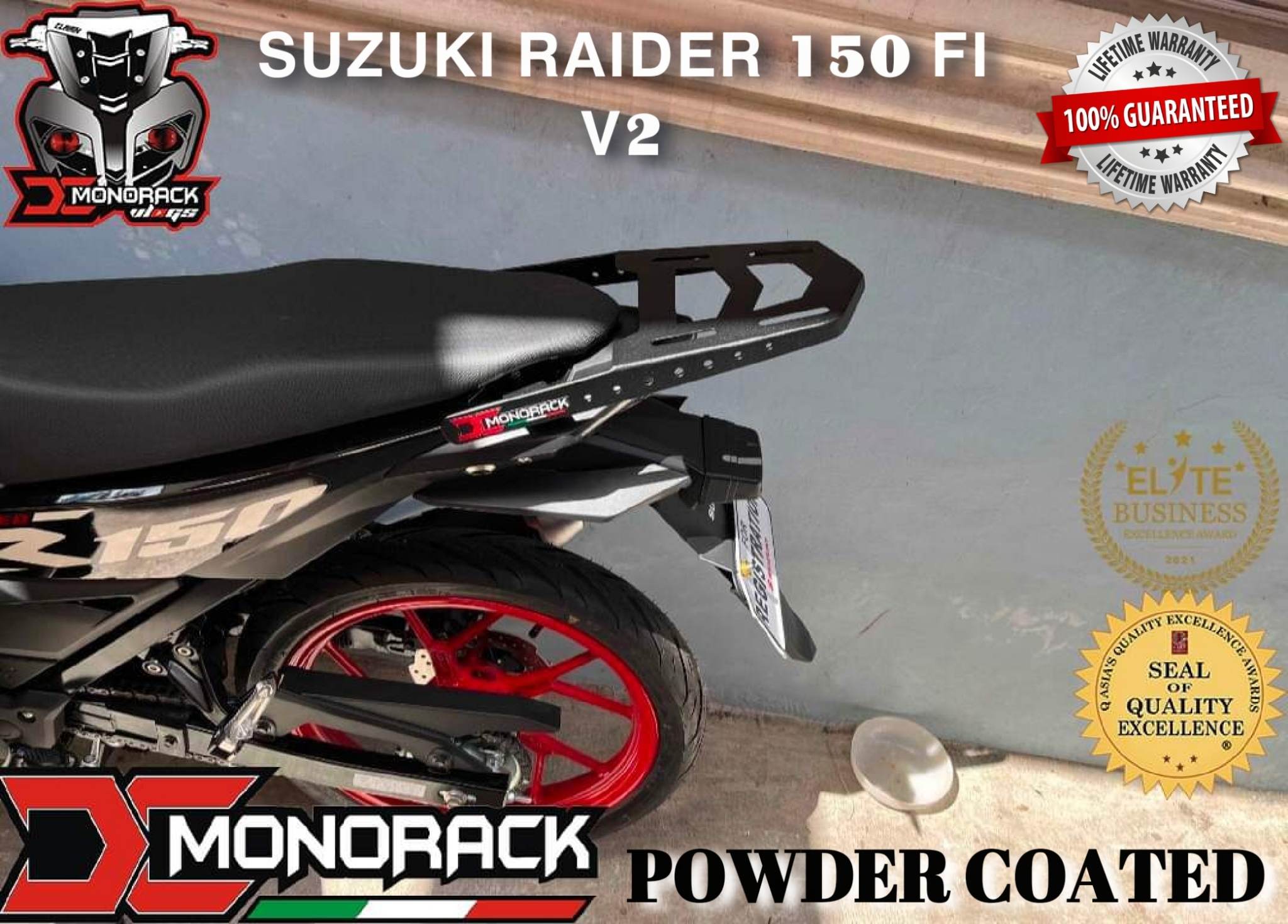 Suzuki Raider 150 Fi / Topbox Bracket / DCmonorack | Lazada PH