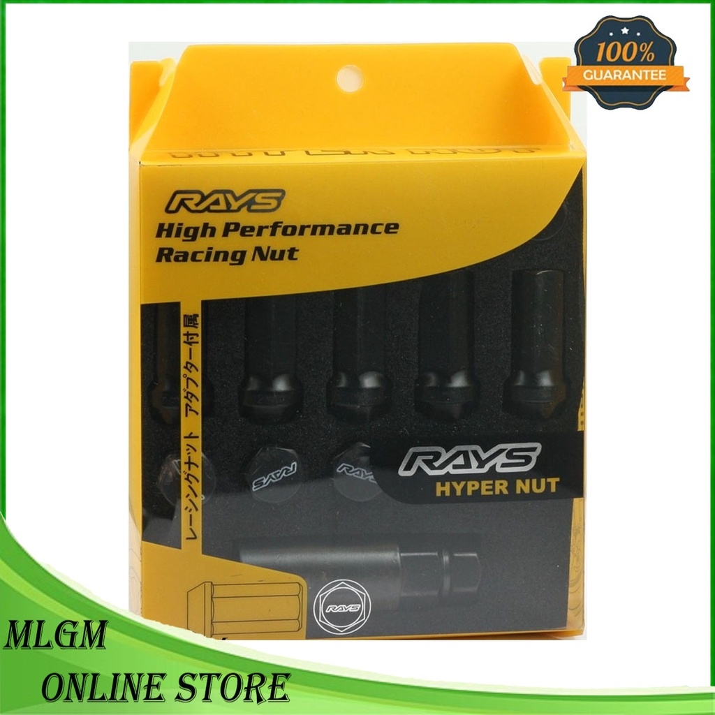 hot sell Rays Hyper Nut Steel Lug Nut 12mm X 1.5mm 20 Pcs | Lazada PH