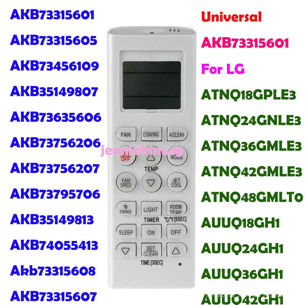 LG Air Conditioner Remote for popular LG Inverter wall air conditioner ...