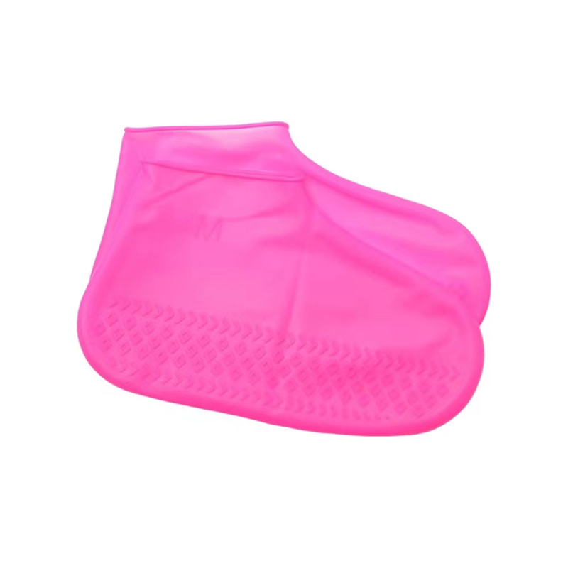 Rubber Waterproof Rain Shoe Cover Non-Slip Rain Boots Reusable Rain ...