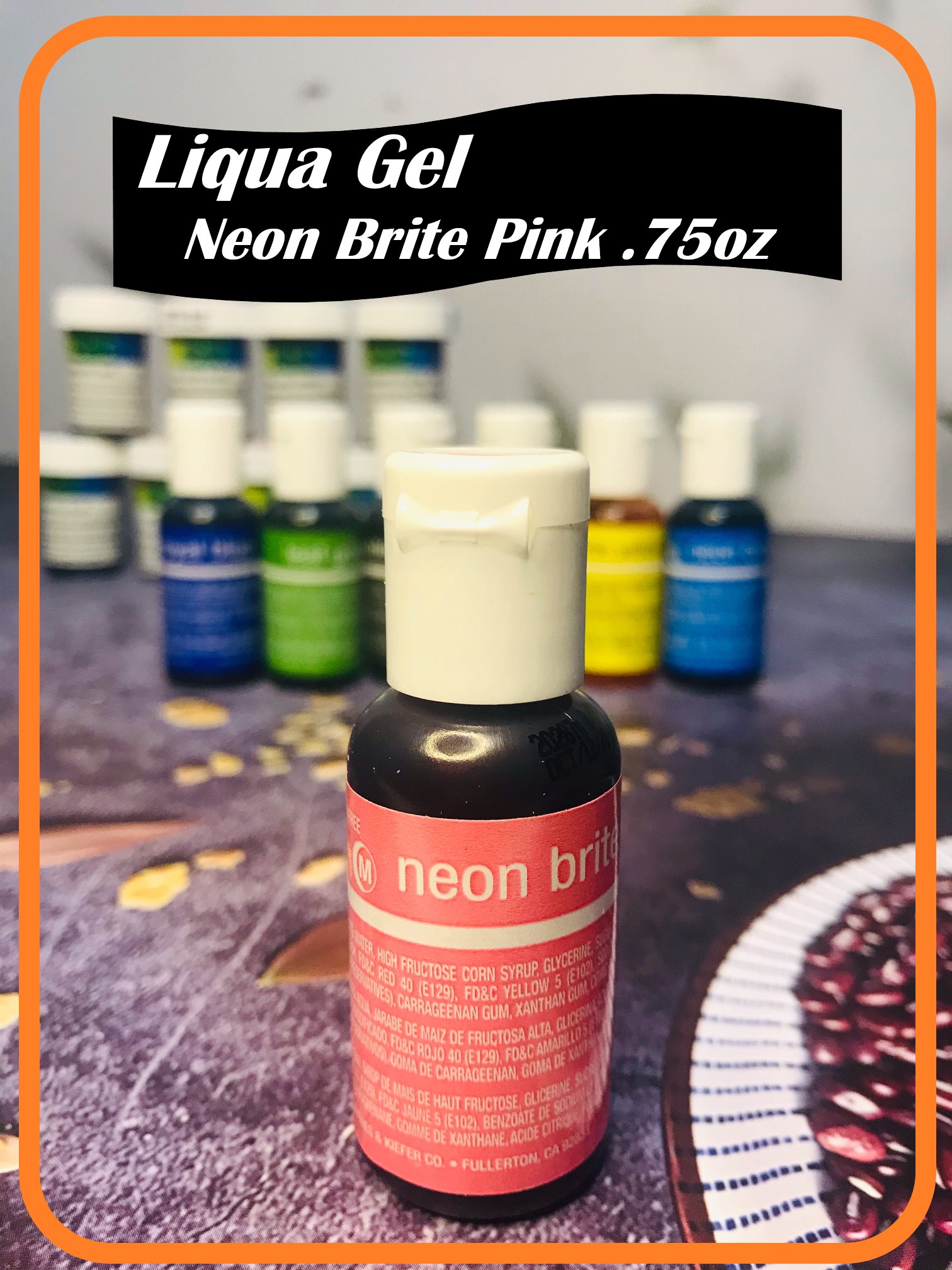 Chefmaster Liqua Gel Colour Neon Brite Pink .70oz | Lazada PH