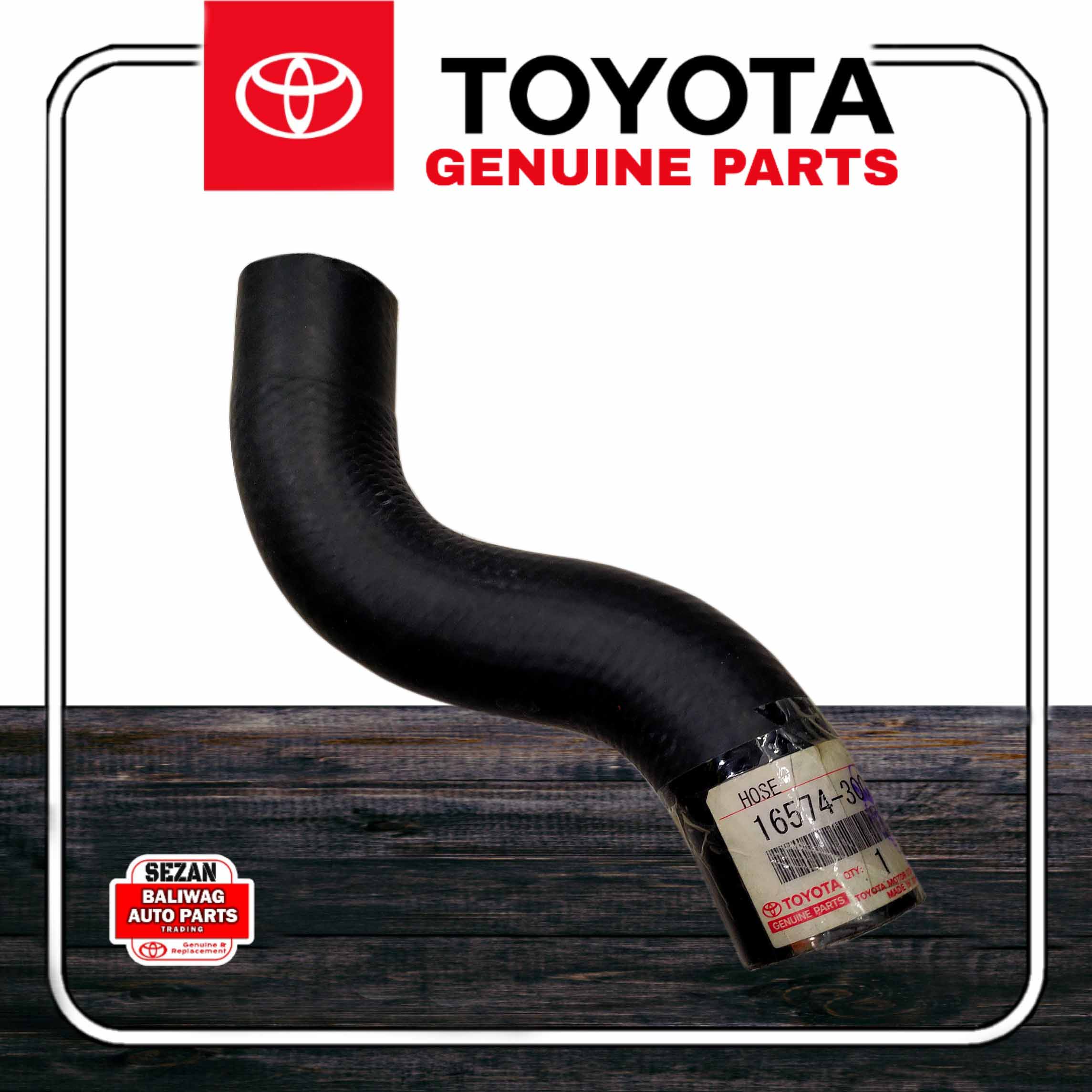ORIGINAL TOYOTA RADIATOR HOSE NO. 4 HIACE 2005-2014 16574-30010 | Lazada PH