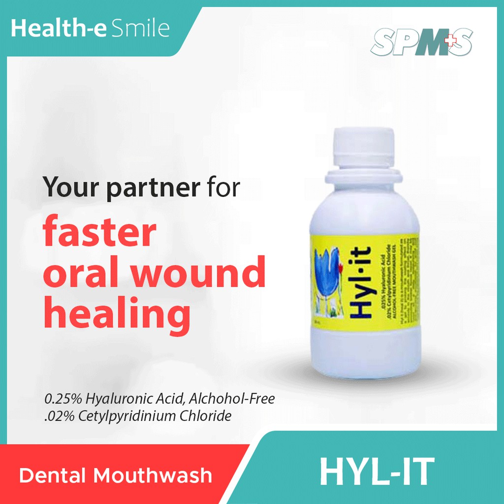 Hyl-it Mouthwash 180ml (for drymouth, singaw and wounds) | Lazada PH