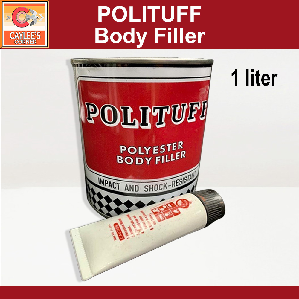 Polituff Polyester Body Filler 1 liter & 30 grams Hardener | Lazada