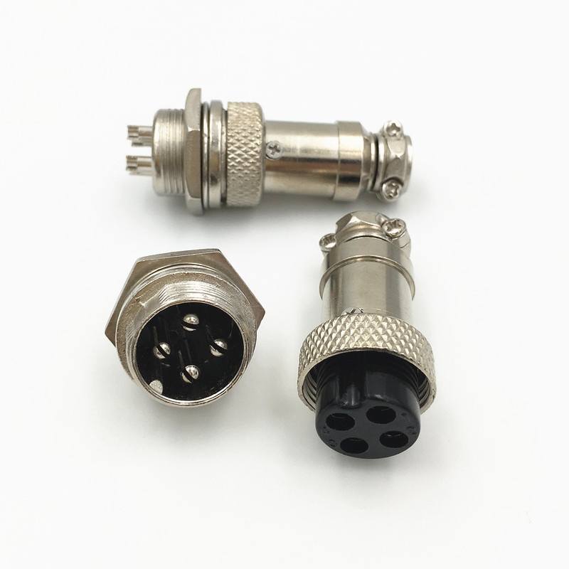 1Set GX16 2 3 4 5 6 7 8 9 10 Pins 16mm Male amp;Female XLR Wire Panel ...