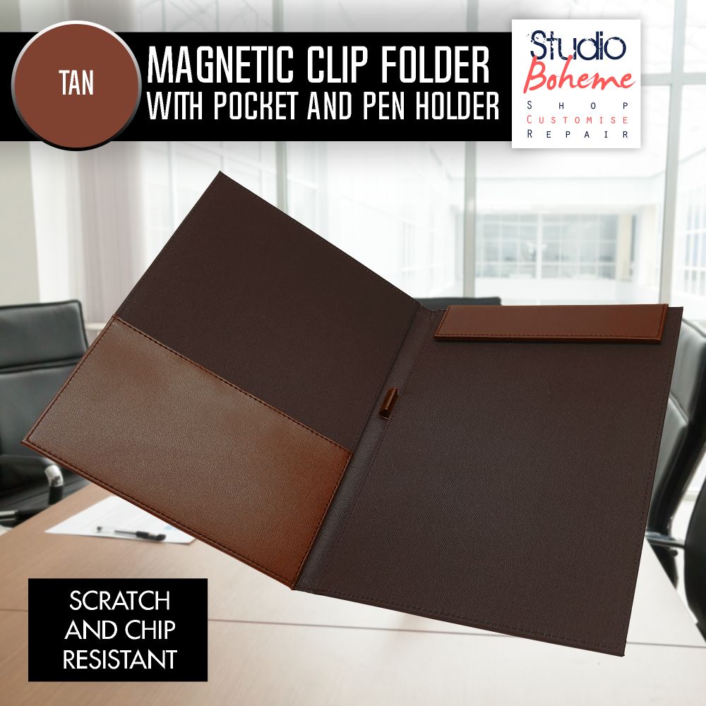 Magnet clip folder for contract signing folder office folder menu ...