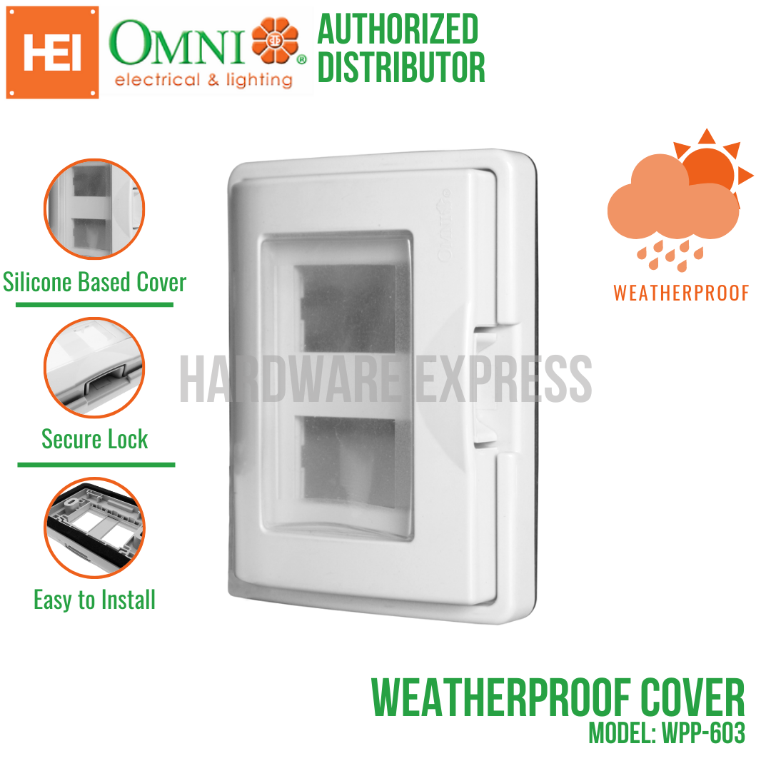 Omni Weatherproof Utility Box WPU-001/ Weatherproof Cover WPP-603 for ...
