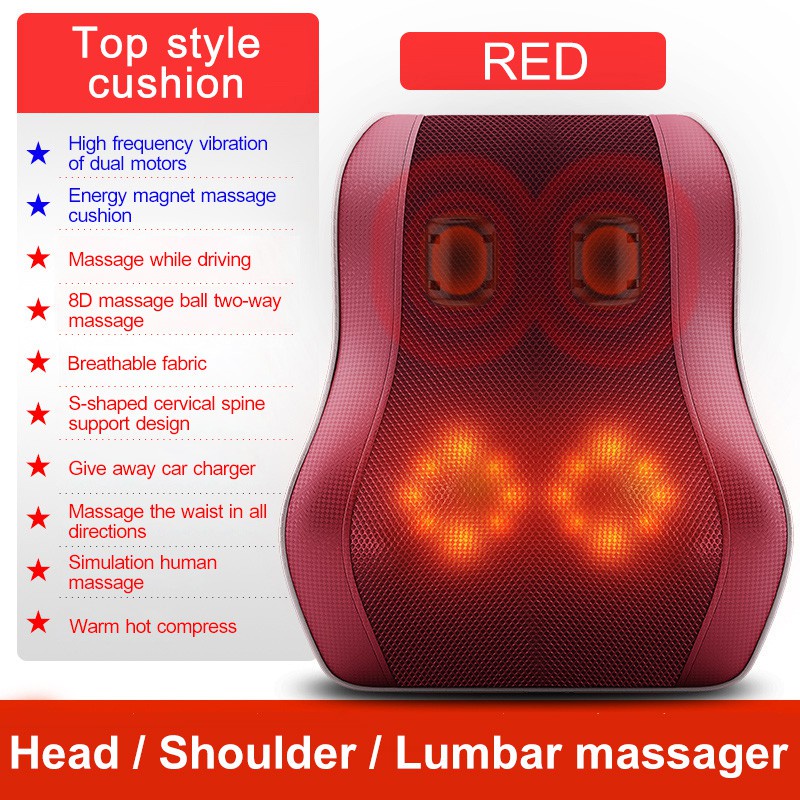 XUTI massager for back pain,neck massager,massage pillow, back massage ...