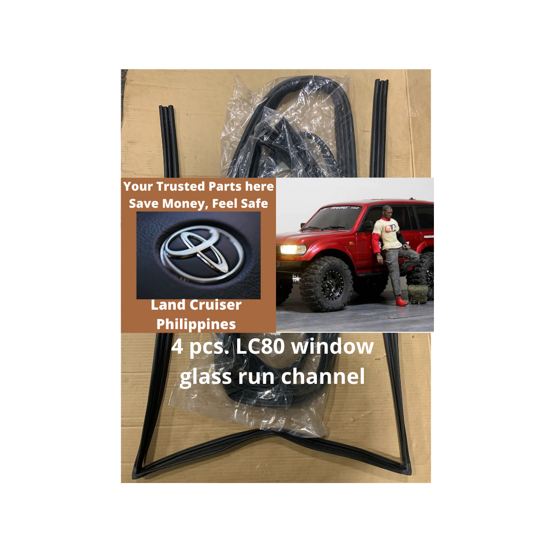 Toyota Land Cruiser J80 Lc80 Series 80 Window Glass Run Channels Rubber ...