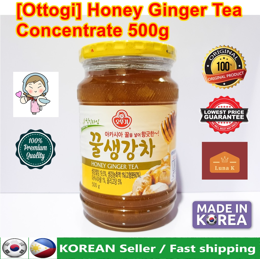 [Ottogi] Honey Ginger Tea Concentrate 500g (Good for 25 servings ...