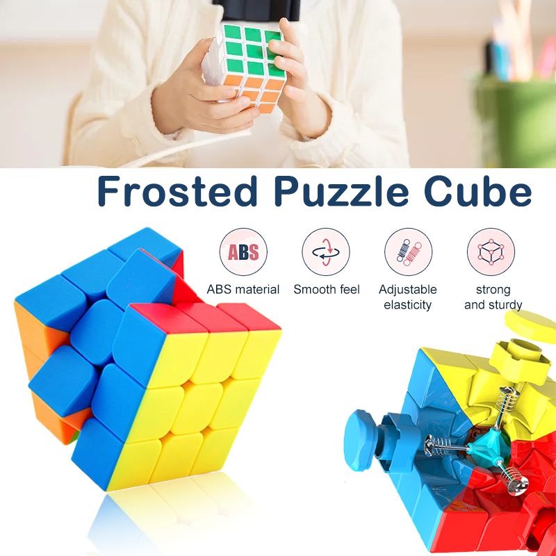 Frosted Rubik's Cube 3x3 Speed Magic Cube Educational Toys Brain ...