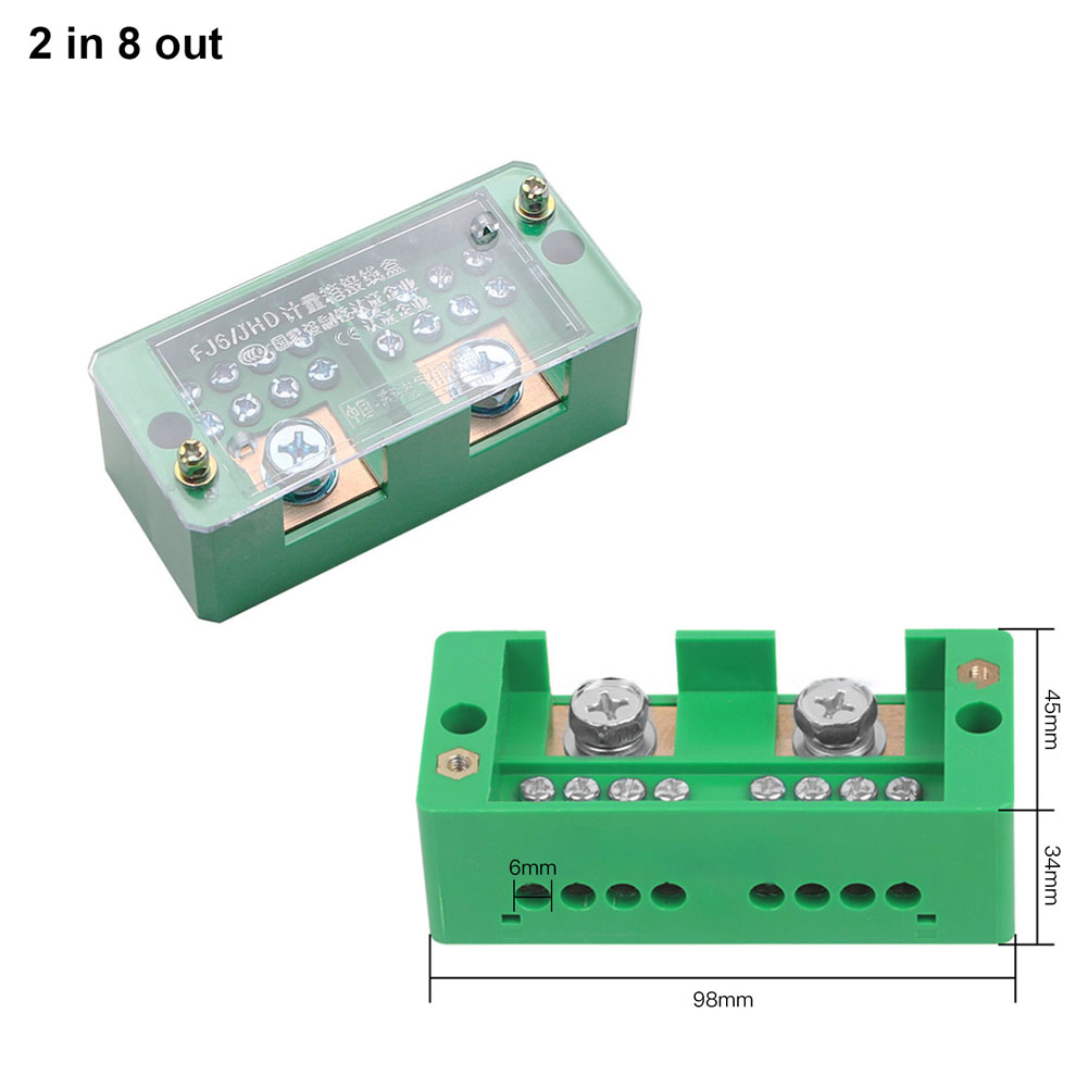 Single Phase Wire Terminal Box Connector Block Junction Box ...