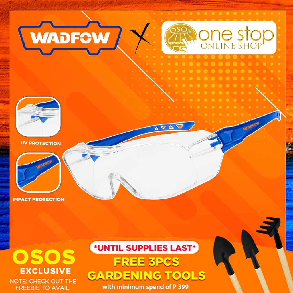 WADFOW Safety Goggles Eye Protection Shield with Flank Protection ...
