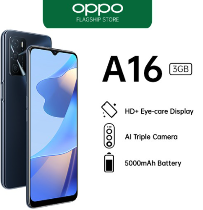 Oppo A16 Mobile Phone 12+512GB Cellphone Big Sale Original 5000mAh ...