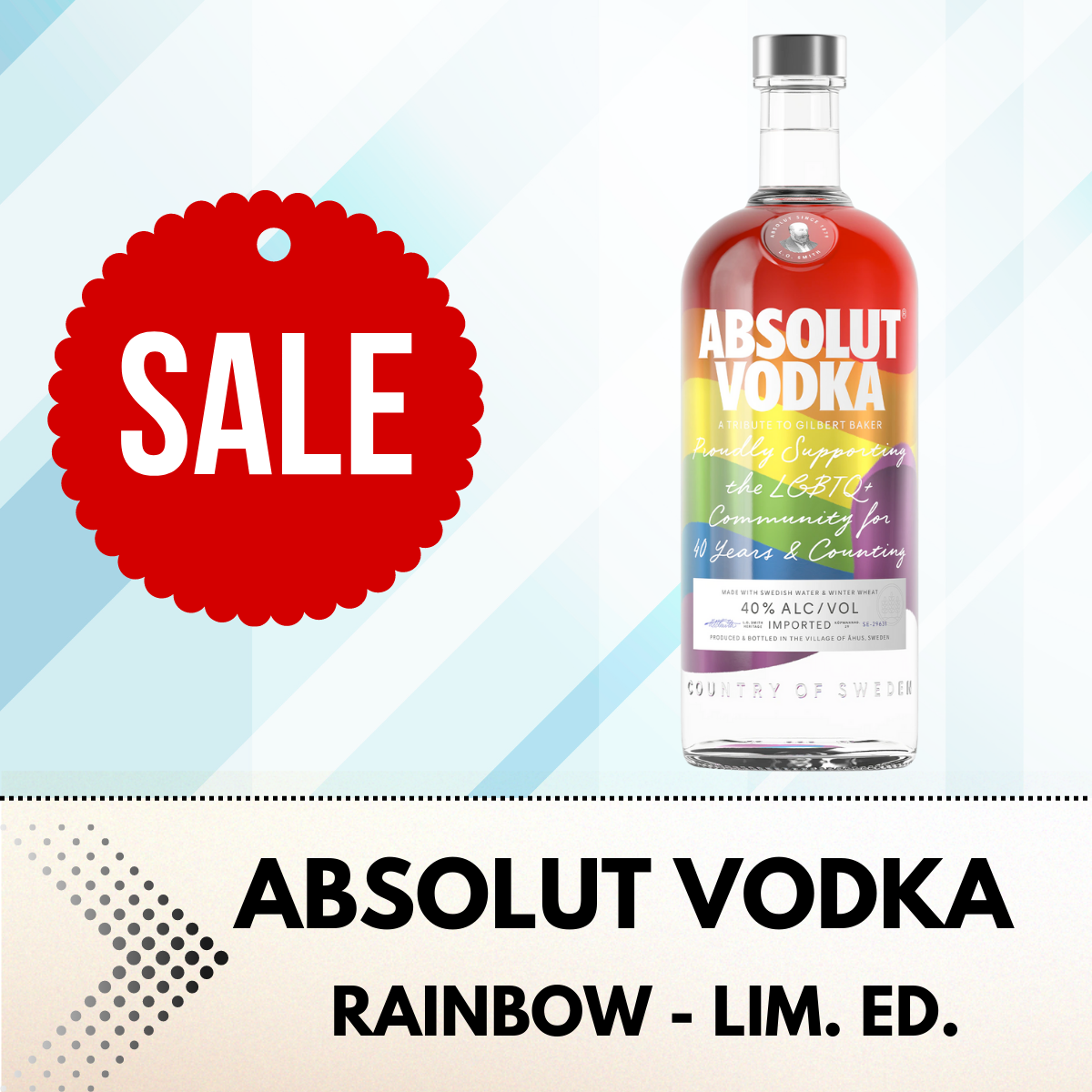 Absolut Vodka Rainbow Limited Edition 700ml - PRICE OFF! | Lazada PH