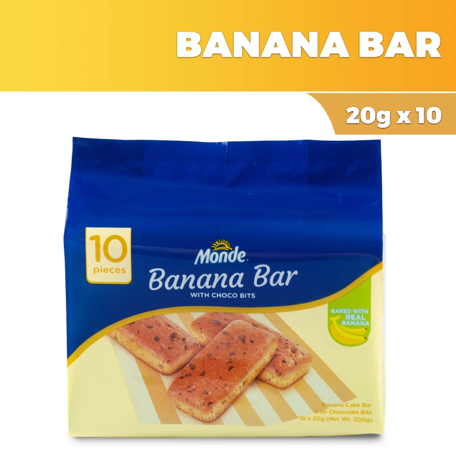 Monde Banana Bar 20g x 10 | Lazada PH