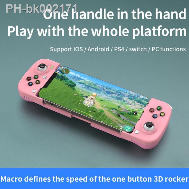 Type C Game console Telescopic Mobile Phone D3 Gamepad Bluetooth5.0 ...
