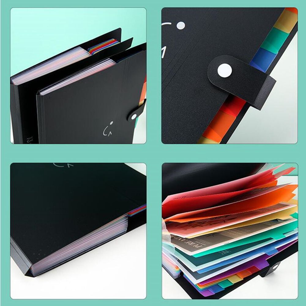 JNNM พลาสติก Accordion ขนาด Letter สำหรับ A4กระดาษ A4กระเป๋า Organ ...