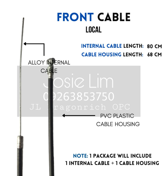 Brake Cable Universal Shifting Cable Extra Long Rear Front + Housing ...