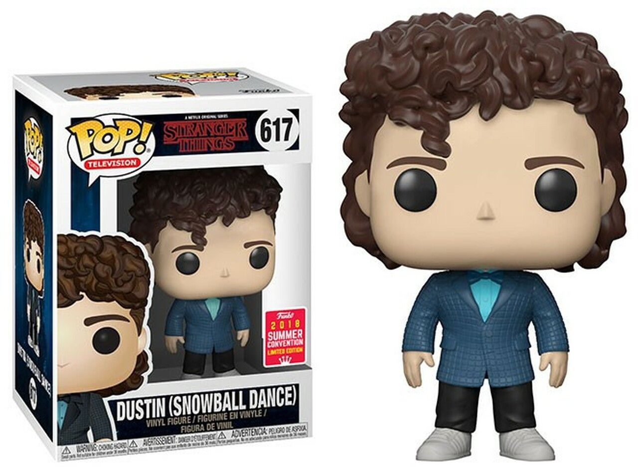 Funko Pop! Television: Stranger Things Dustin with Frog Toy Figure ...