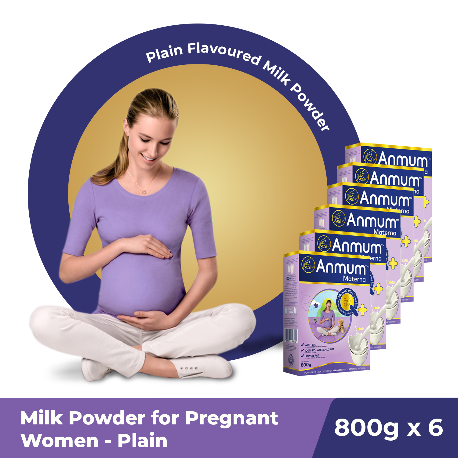 Anmum Materna Pregnancy Milk Powder Plain 800G x6 | Lazada PH