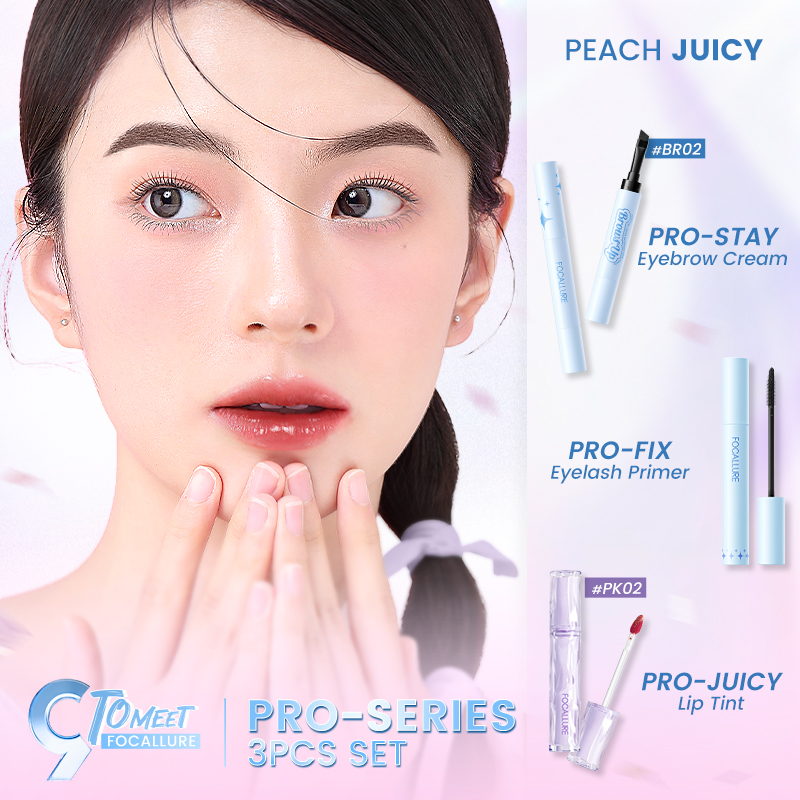 FOCALLURE 9th Anniversary Pro Series 3pcs Set LipTint Eyebrow Cream Mascara Makeup Set | Lazada PH