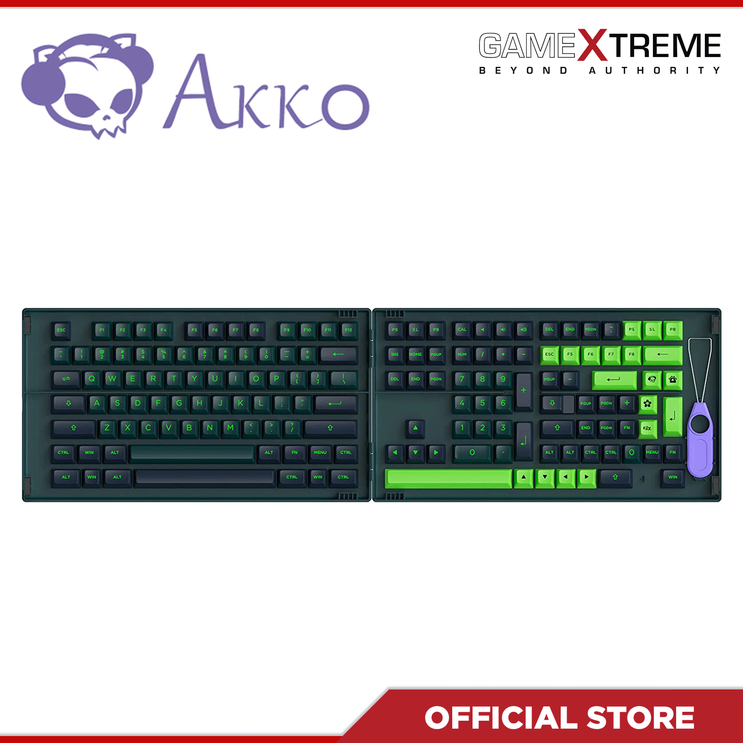 AKKO Keycaps Wave 226-KEY ASA PBT Double Shot | Lazada PH